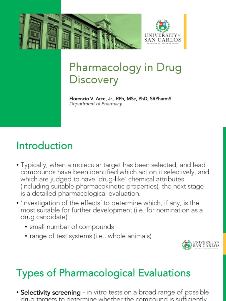 Pharmacology in Drug Discovery | PDF | Pharmacology | Drug Discovery