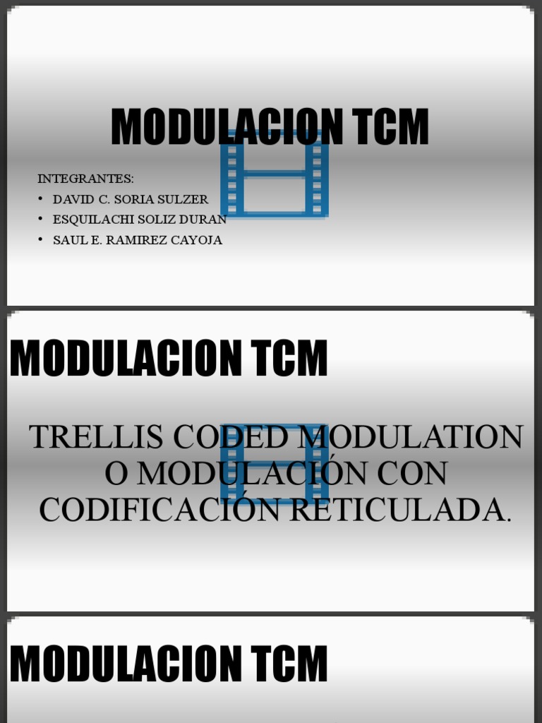Modulacion TCM | PDF | Modulación | Ingeniería en telecomunicaciones