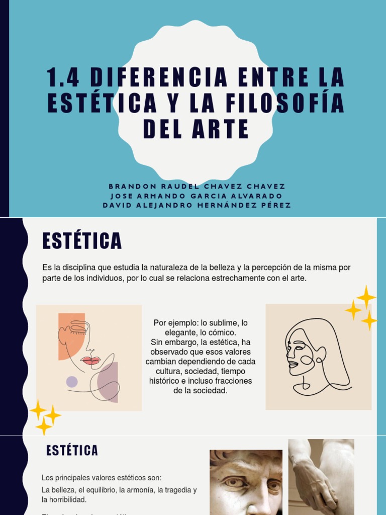 Estética y Filosofía del Arte: Diferencias | PDF | Estética | Las artes