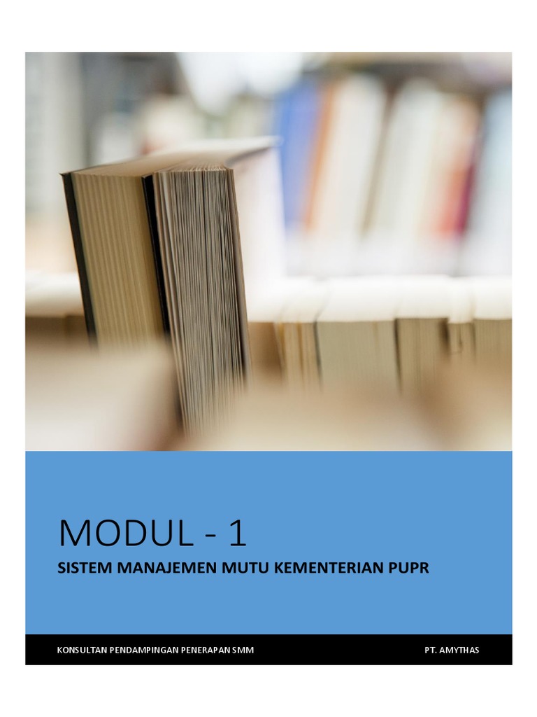Lamp 1 - MODUL 1 - SMM Kementerian PUPR | PDF