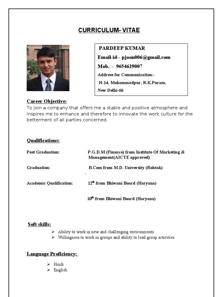 Pardeep Kumar | PDF | Business