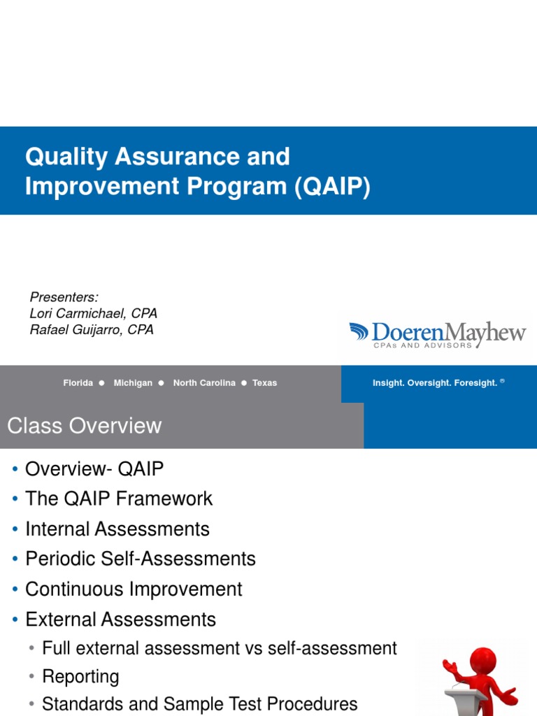 Fall-17 - Session 8 - QAIP | PDF | Internal Audit | Audit