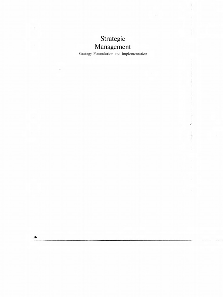 Strategic Management Pdf Strategic Management Strategic Planning