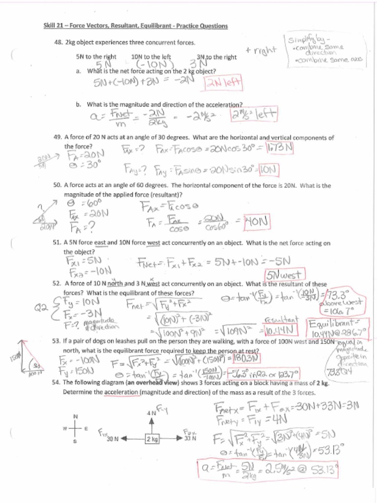 Skill 21 Answer Key | PDF