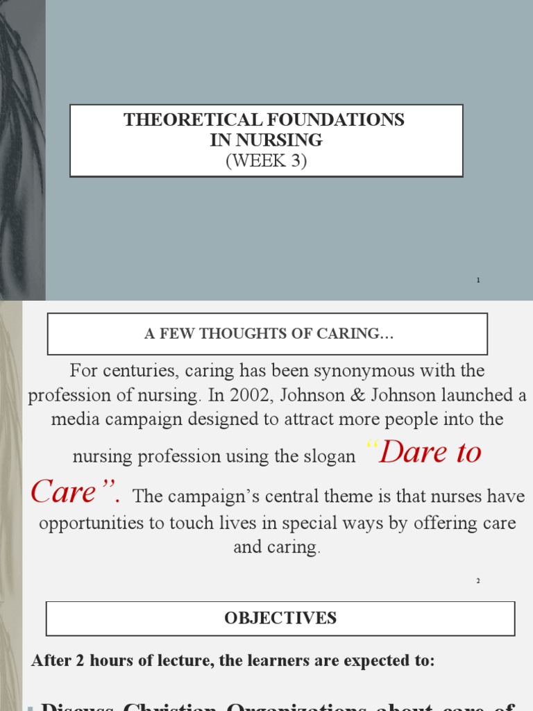 Week 3 | PDF | Nursing | Florence Nightingale