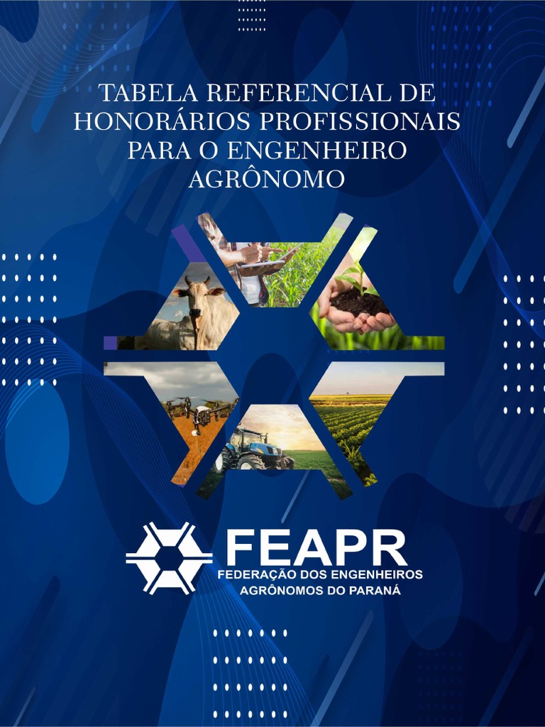 Tabela de Honorários Feapr 2022 | PDF | Agronomia | Engenharia