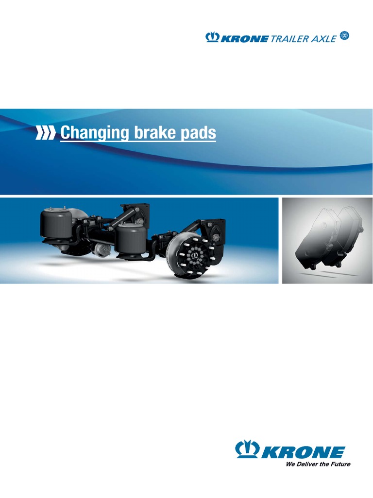 Krone Handout Bremsbelag Wechseln 96dpi | PDF | Brake | Vehicle Parts