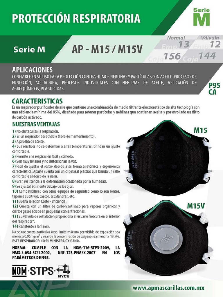 Mascarillas Ap M15 | PDF