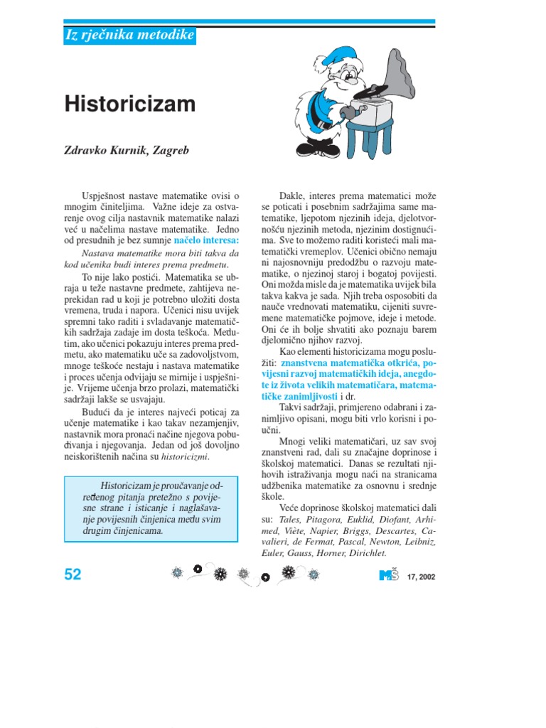 Veliki Matematicari | PDF