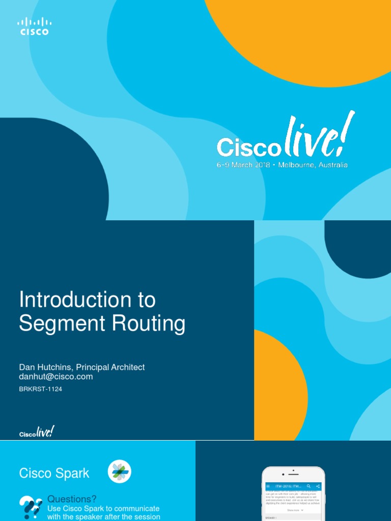 Segment Routing-Cisco Live | PDF | Networking | Multiprotocol Label Switching