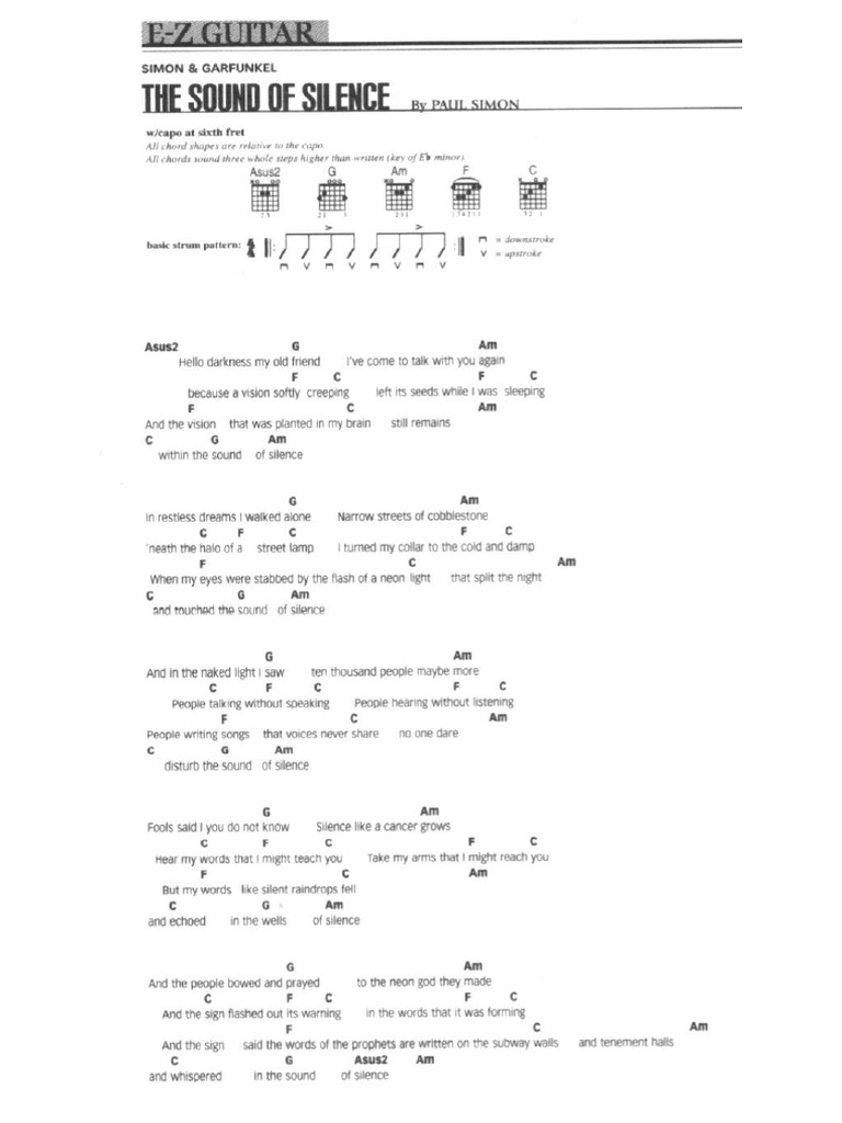 Sound of Silence Tab | PDF