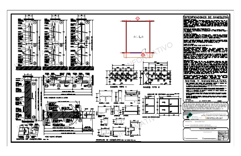 Aula Tipo CAPFCE: Proyecto y Detalles | PDF