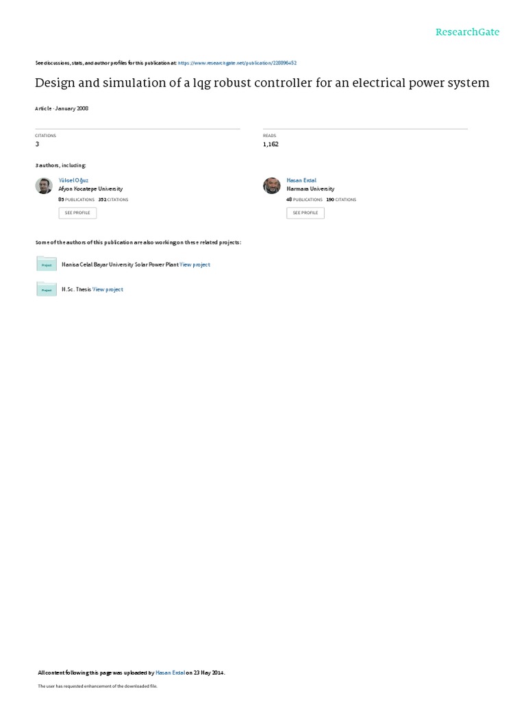 Robust Iu | PDF | Control Theory | Computer Science