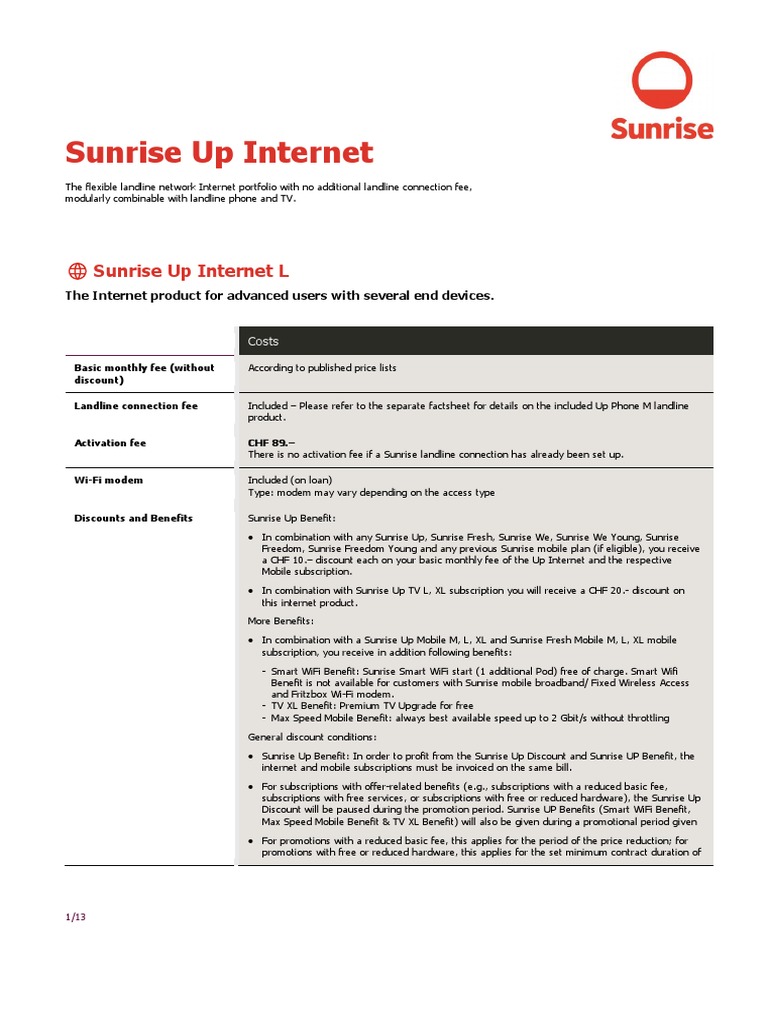 Sunrise Up Essential - en | PDF | Internet Access | Computer Network