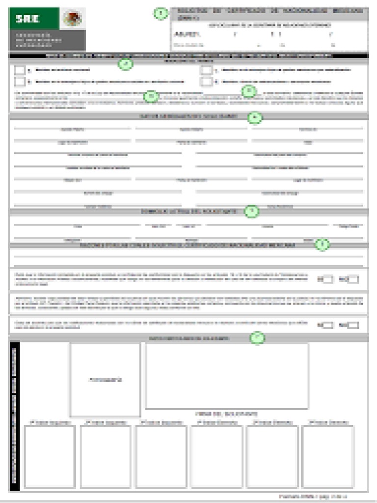 Secretaria de Relaciones Exteriores Formato | PDF