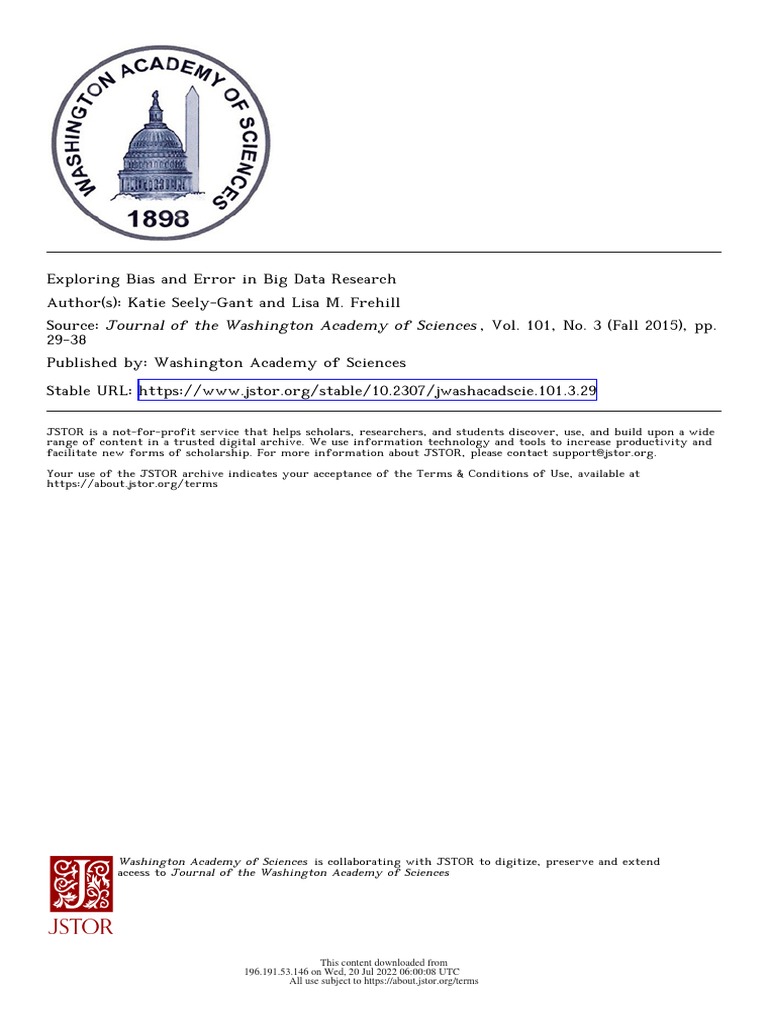 Jwashacadscie 101 3 29 | PDF | Big Data | Data Analysis