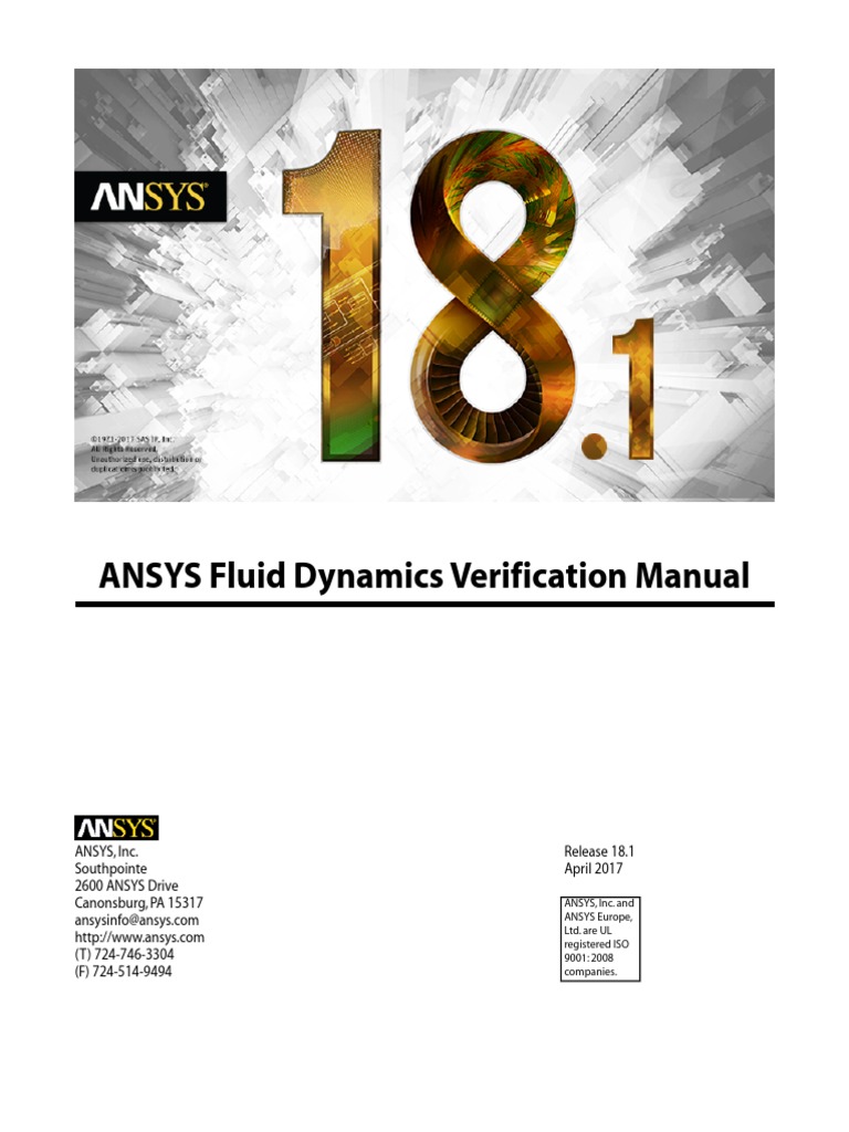Ansys Fluid Dynamics Verification Manual Pdf Fluid Dynamics