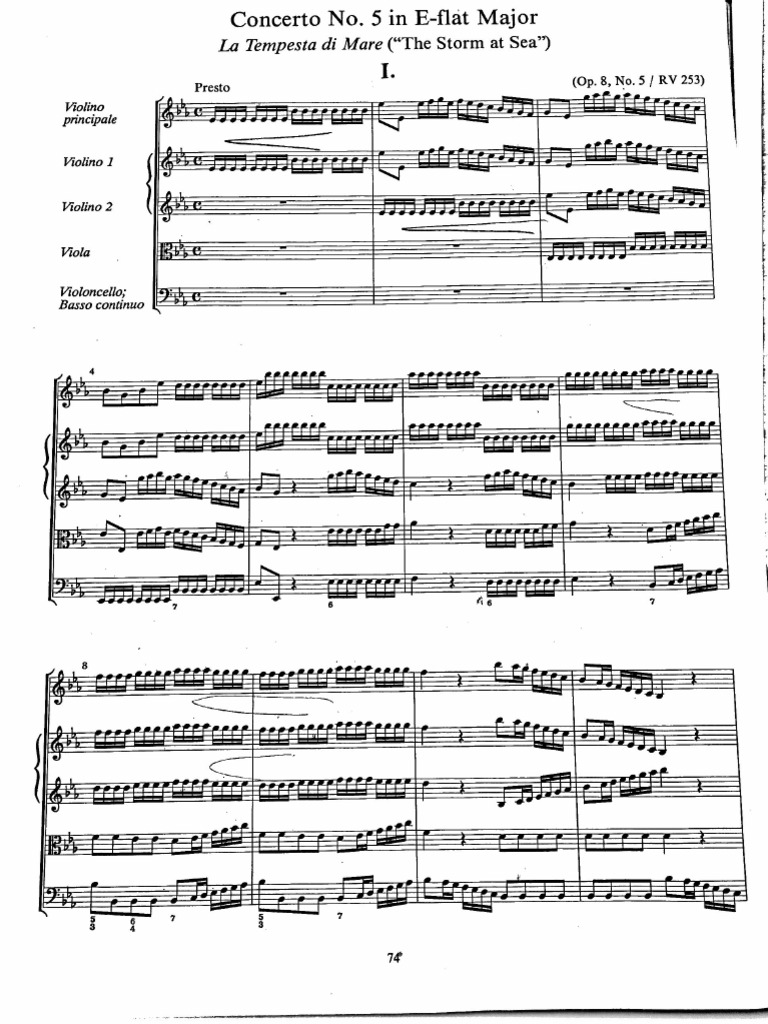 La Tempesta Partitur | PDF