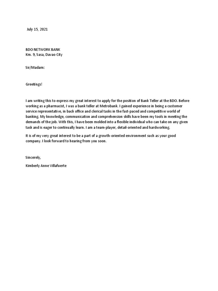 Bdo Letter of Intent | PDF