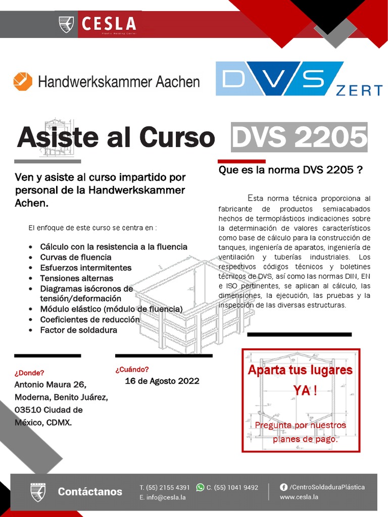 Flyer Certificación DVS 2205 v5 | PDF