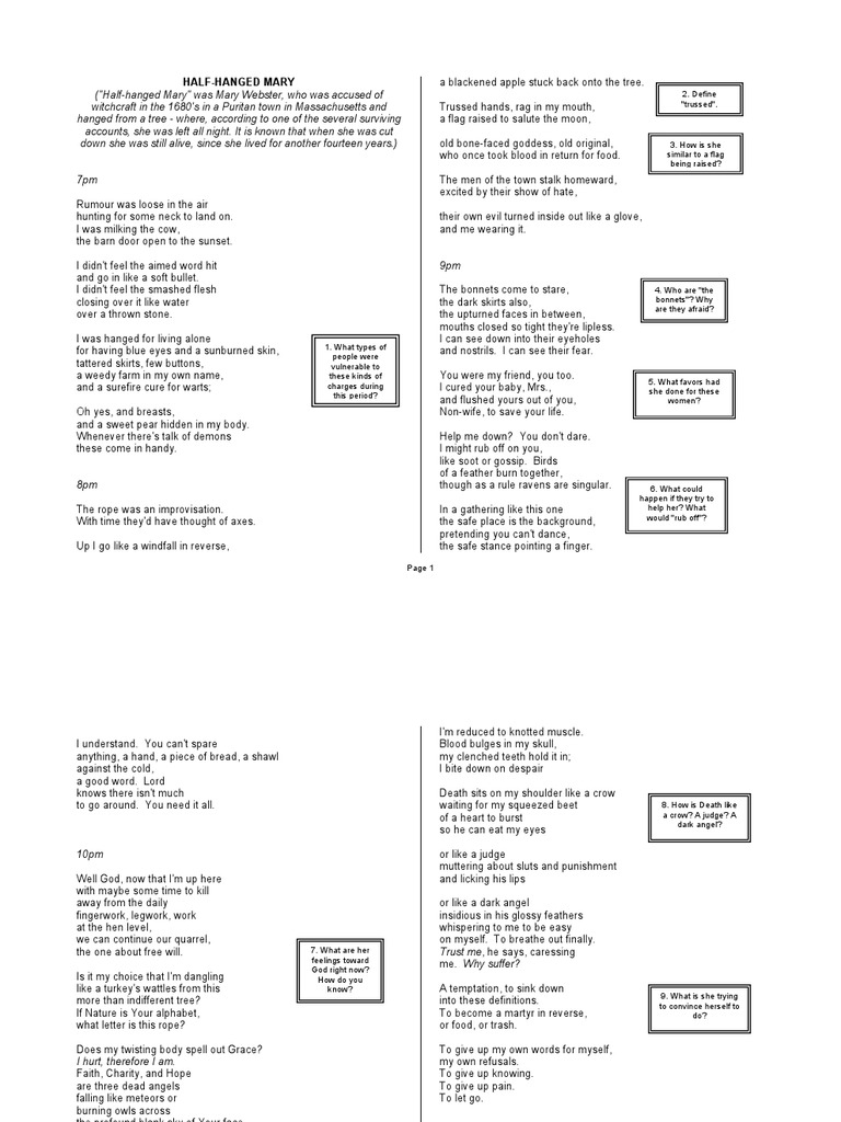 Half Hanged Mary | PDF | Prayer | Religion And Belief