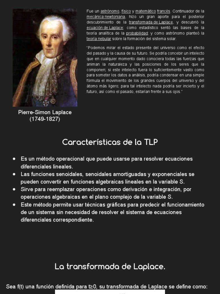 La Transformada de Laplace | PDF | Transformada de Laplace | Integral