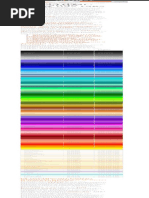 Tabela de Códigos de Cores RGB | PDF | Modelo de cores RGB | Cor