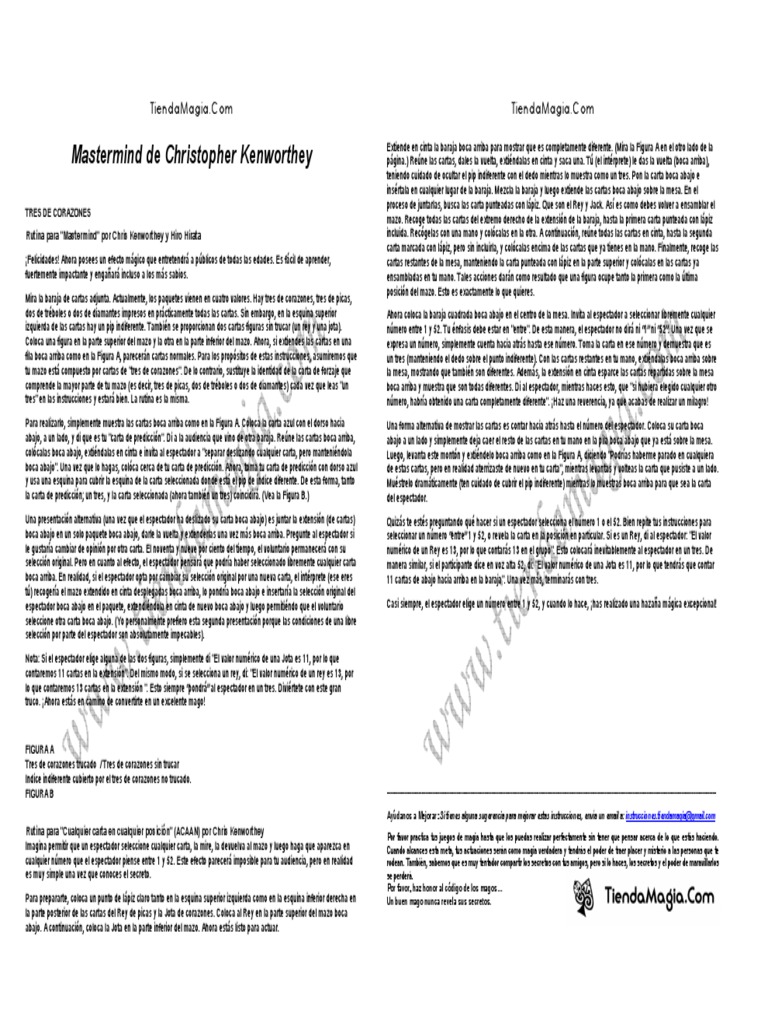 Mastermind Chris Kenworthey ES | PDF