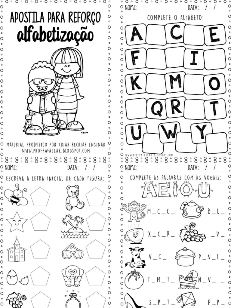 Apostila de Reforço Alfabetização 2 Por Folha | PDF
