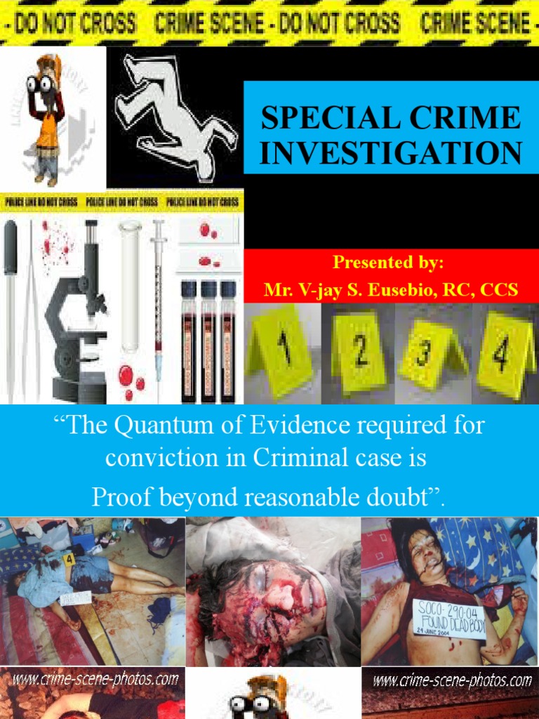 Special Crime Investigation Techniques | PDF | Rape | Robbery
