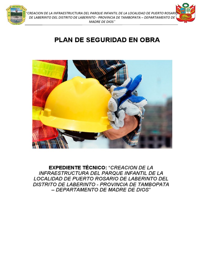 Plan de Seguridad y Salud Ocupacional | PDF | Soldadura | Construcción
