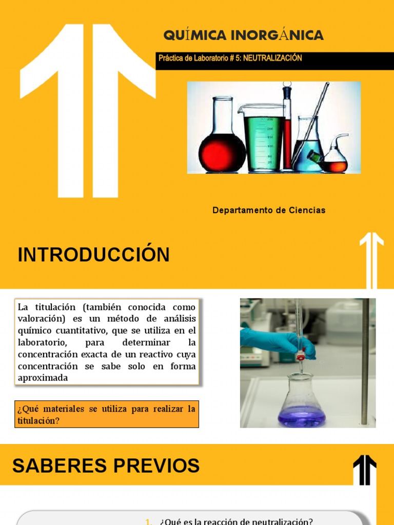 Lab 05.neutralización | PDF | Valoración | Química