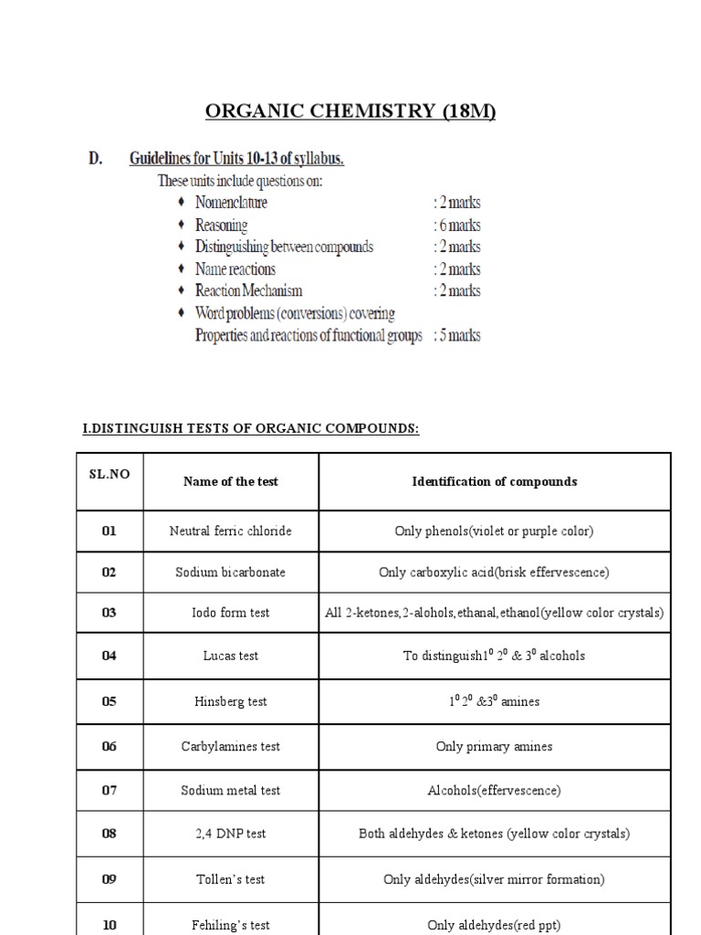 Organic Material | PDF | Amine | Aldehyde