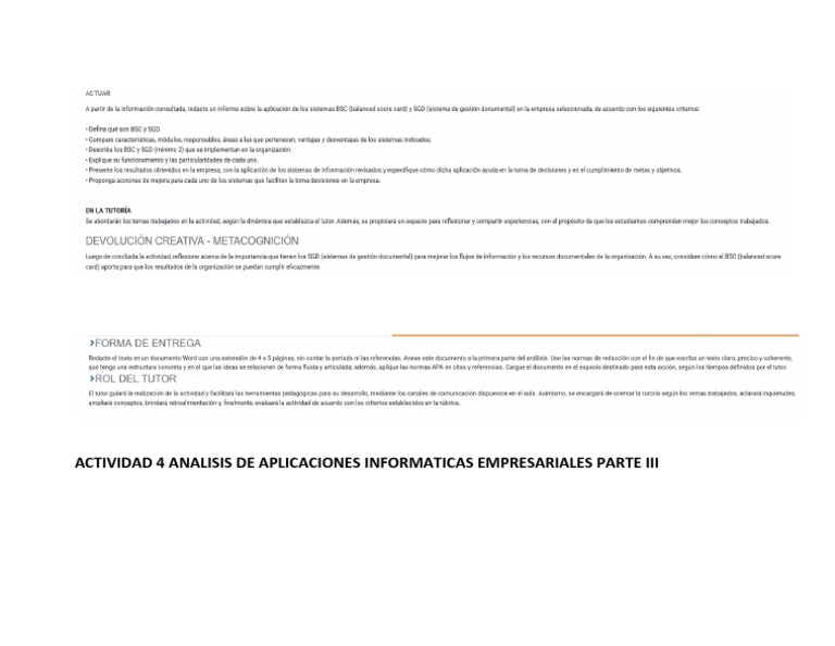 Actividad 4 Analisis De Aplicaciones Informaticas Empresariales Parte