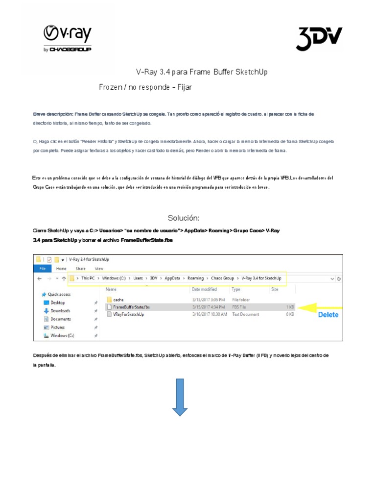VRay 3 For SketchUp Frame Buffer Freeze - En.es | Descargar gratis PDF | Ventana (informática ...