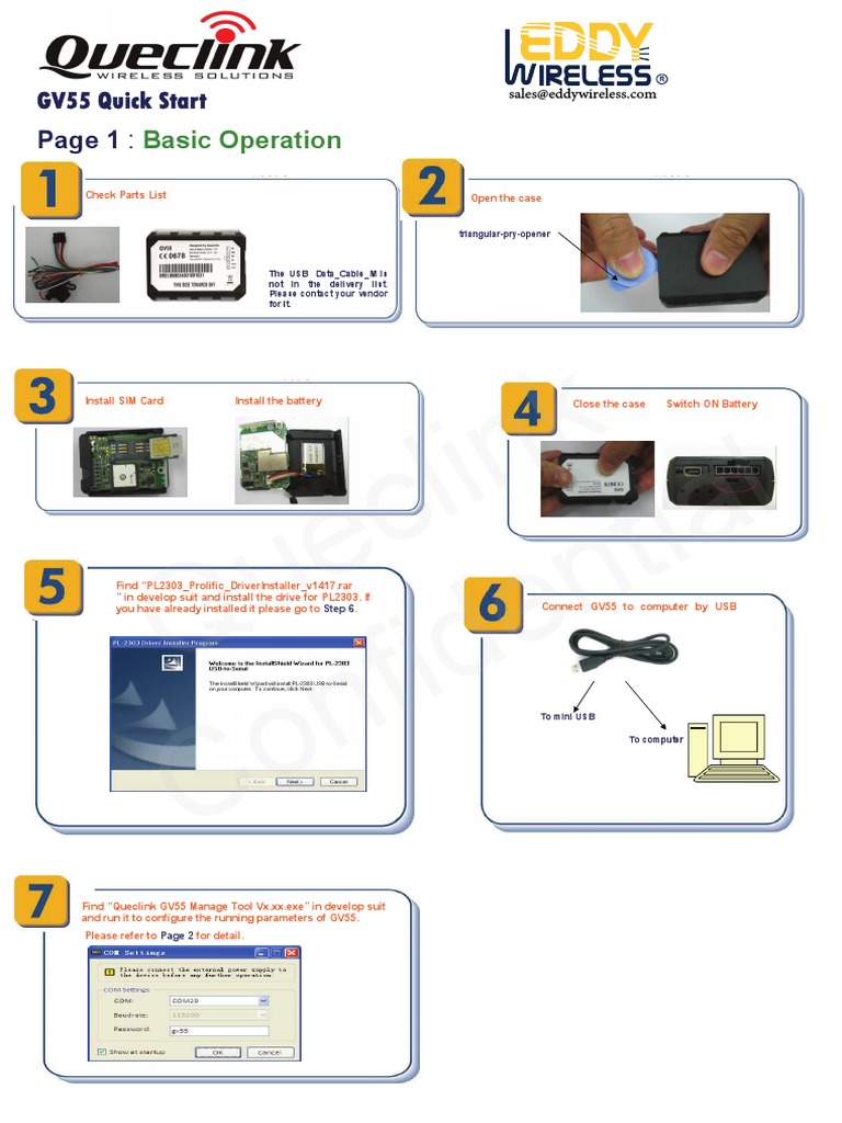 GV55 Quick Start V10 Decrypted.99185213 | PDF | Data Transmission | Computer Science