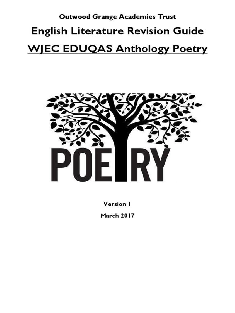 Anthology-Poetry-Guide-OGAT-v1 (2) WJEC Eduqas GCSE English | PDF ...