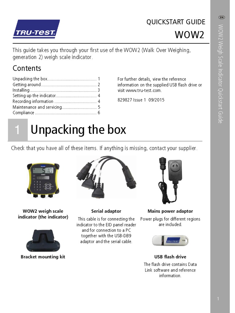 WOW2 Quickstart Guide (En) | PDF