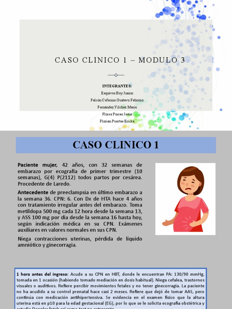 Caso Clinico 1 - Modulo 3 | PDF | El embarazo | Seccion de cesárea