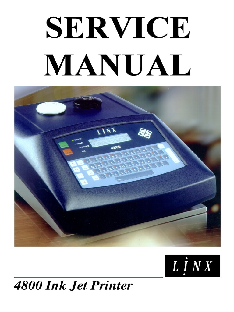 Linx 4800 | Download Free PDF | Power Supply | Printer (Computing)