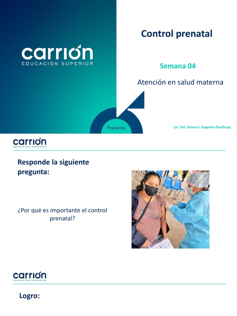 ASM 04 V Control Prenatal | PDF | El embarazo | Parto