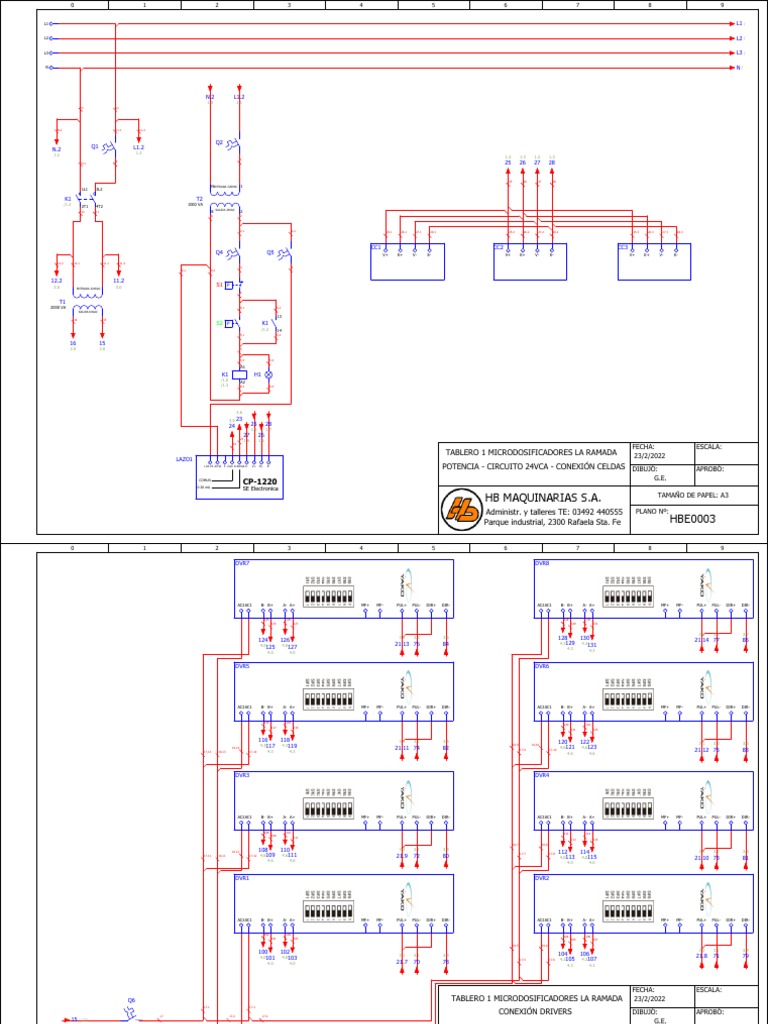 ESQUEMA ELÉCTRICO Microdosificadores La Ramada Polvo | PDF