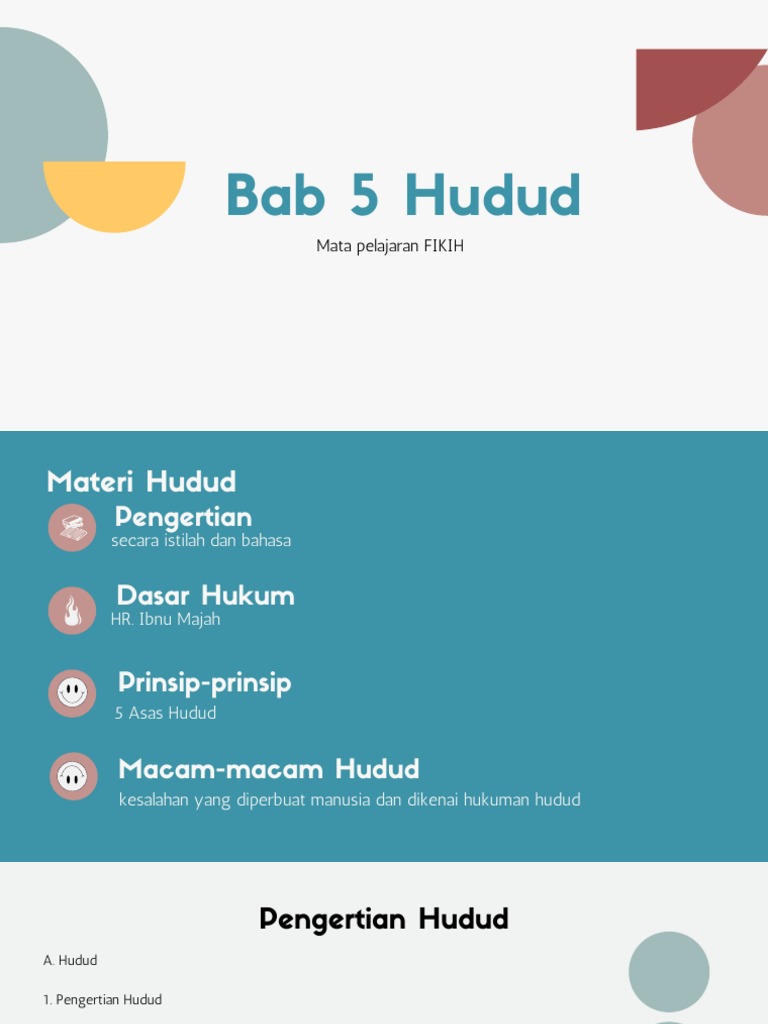 Pengertian dan Dasar Hukum Hudud | PDF