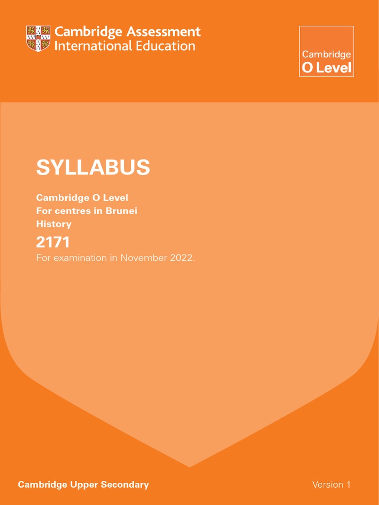 2171 Y22 Syllabus | PDF | Malaysia