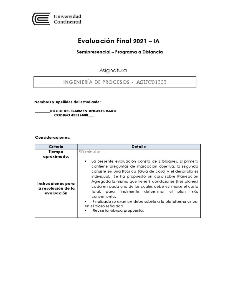 Ingenieria Procesos Final | PDF | Inventario | Business