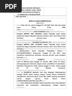 Contoh Format Bap | PDF