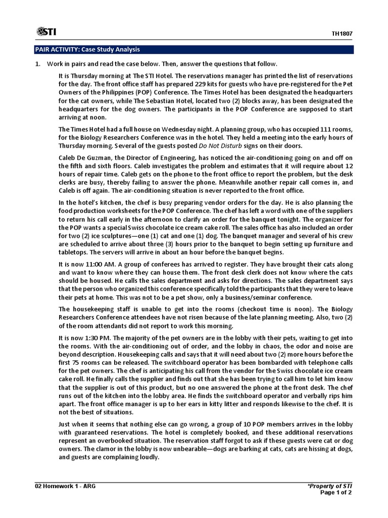 02 Homework 1 - ARG | PDF