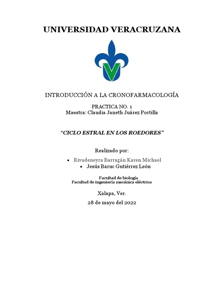 Práctica Ciclo Estral | PDF | Sexualidad animal | Zoología