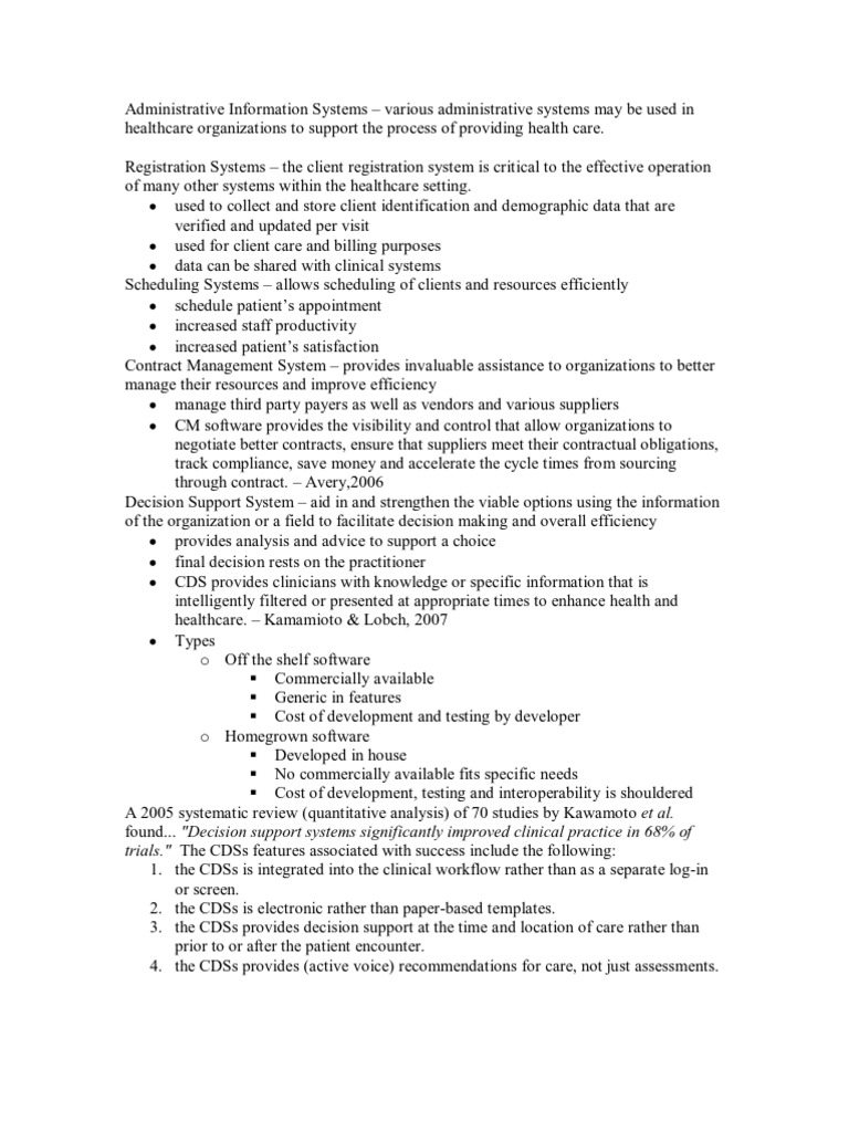 Administrative Information Systems | PDF