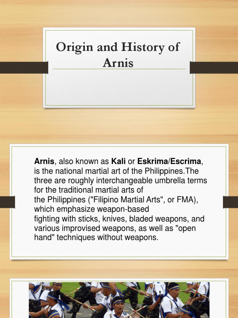 Origin and History of Arnis Equipment | PDF